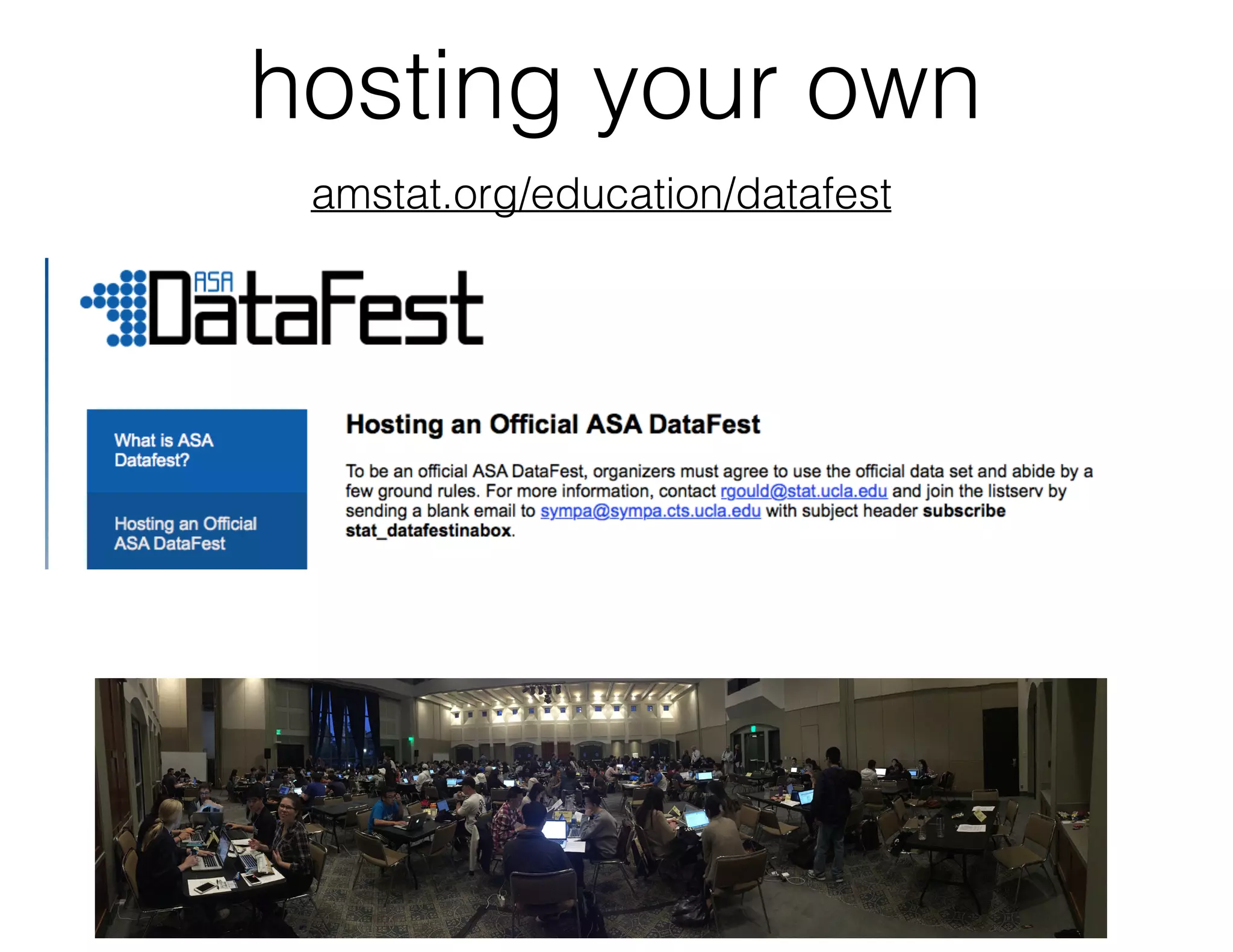 Rob Gould - The ASA DataFest: Learning by Doing | PPT