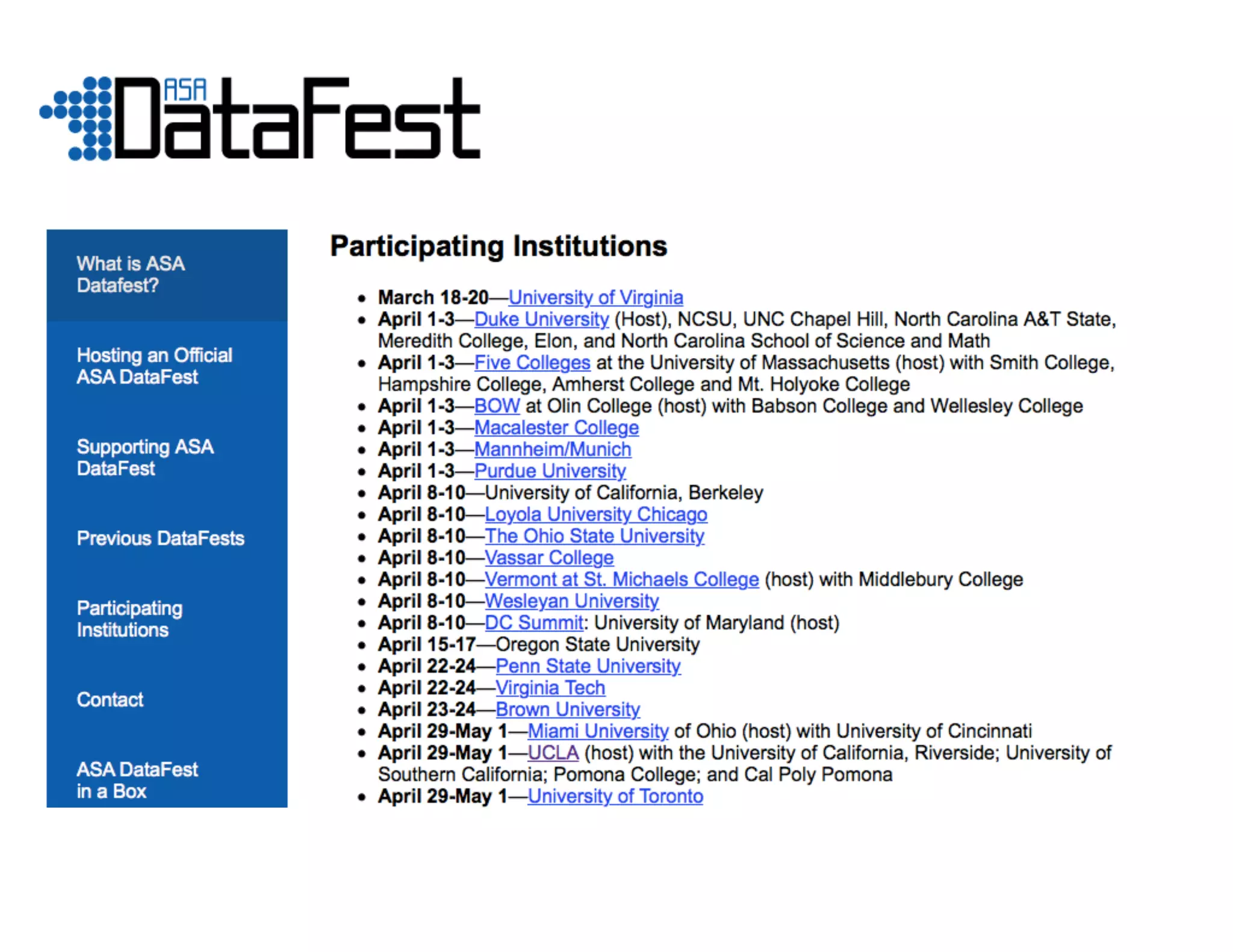 Rob Gould - The ASA DataFest: Learning by Doing | PPT