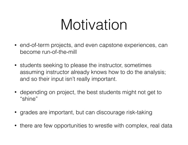 Rob Gould - The ASA DataFest: Learning by Doing | PPT