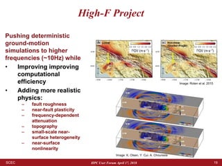 HPC Use for Earthquake Research | PPT