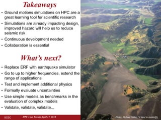 HPC Use for Earthquake Research | PPT