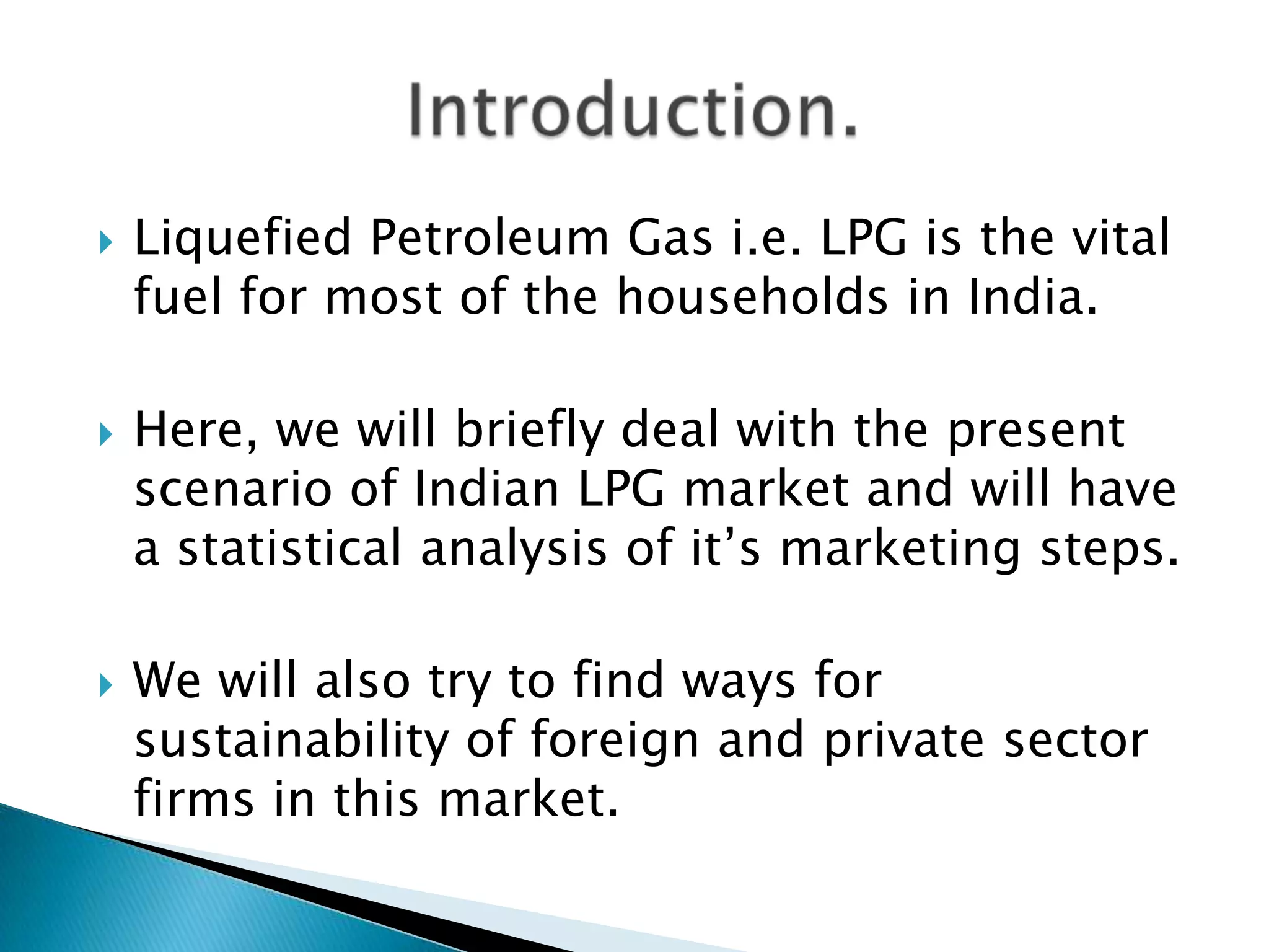 LPG Segment in india | PPTX