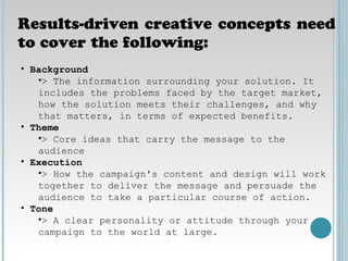 Goup 7 -_creative_concept_and_message_execution | PPT | Advertising ...