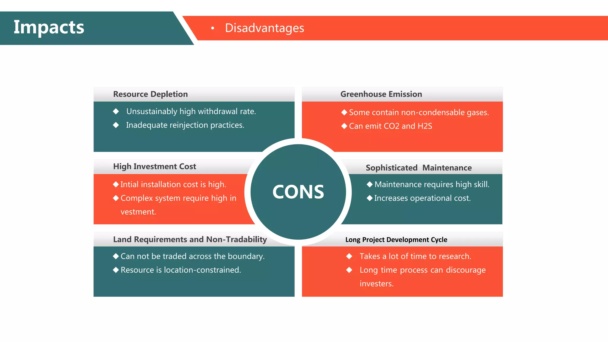 Geothermal Energy: Advantages, Disadvantages, Economics and Policy | PPTX