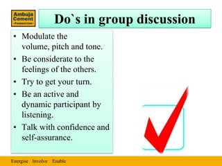 Goup discussions | PPTX