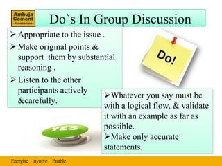 Goup discussions | PPT