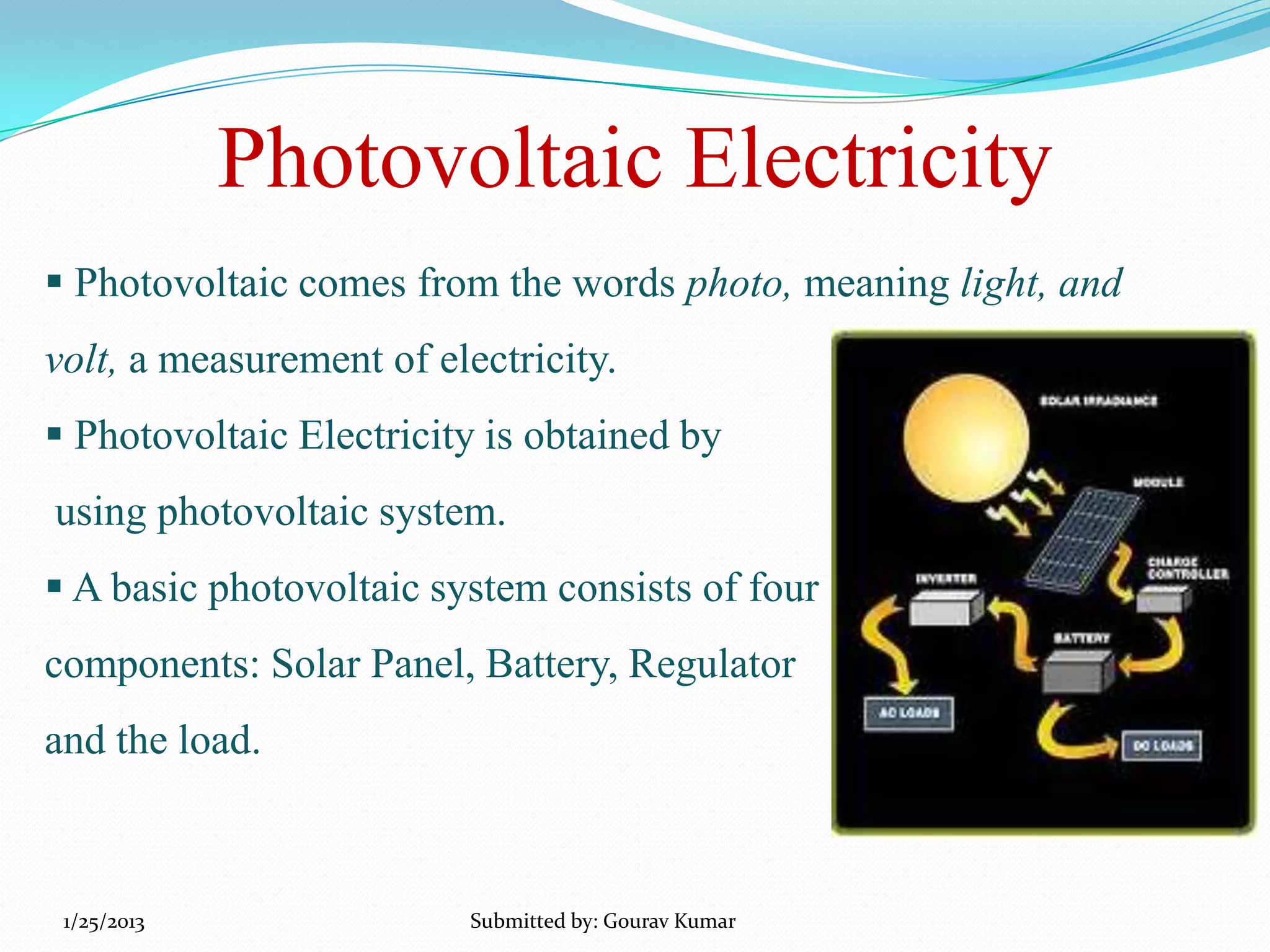 Solar panel Technology ppt | PPTX