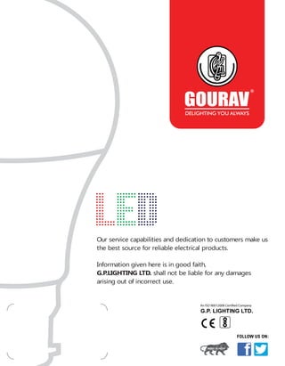 Gourav - LED Manufacturer in India | PDF