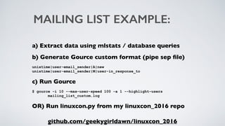 Using Gource to visualize Linux kernel data | PPT