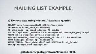 Using Gource to visualize Linux kernel data | PPT