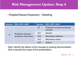 ISO 14971:2019 and ISO/TR 24971 Risk Management Update | PDF