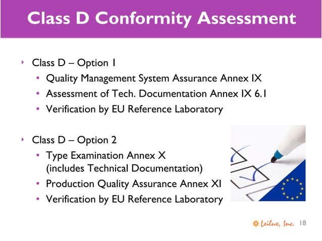 Classification of In Vitro Diagnostic Devices per FDA and IVDR Rules ...