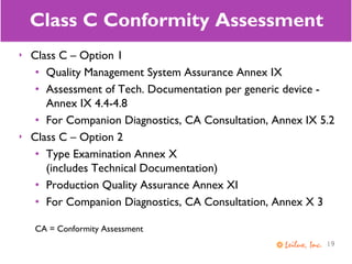 Classification of In Vitro Diagnostic Devices per FDA and IVDR Rules | PDF
