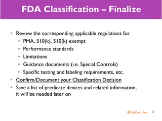 Classification of In Vitro Diagnostic Devices per FDA and IVDR Rules | PDF