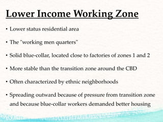 CONCENTRIC ZONE MODEL THEORY | PPTX