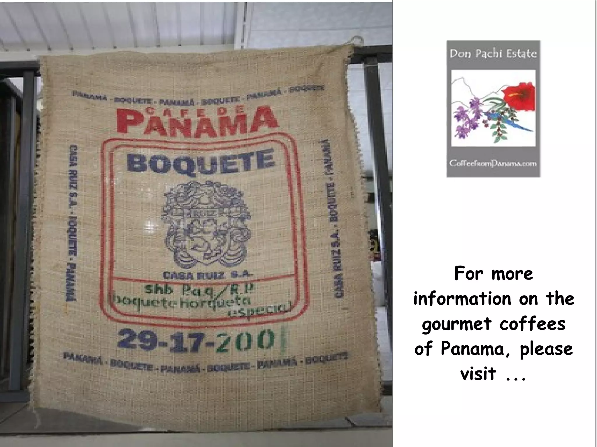Gourmet coffee don pachi estate gourmet coffee | PDF