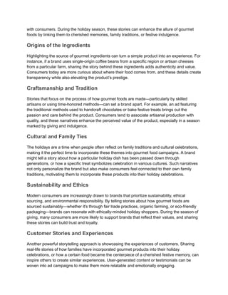 Gourmet Food and Beverage Campaigns_ Crafting Ads that Tempt Holiday ...