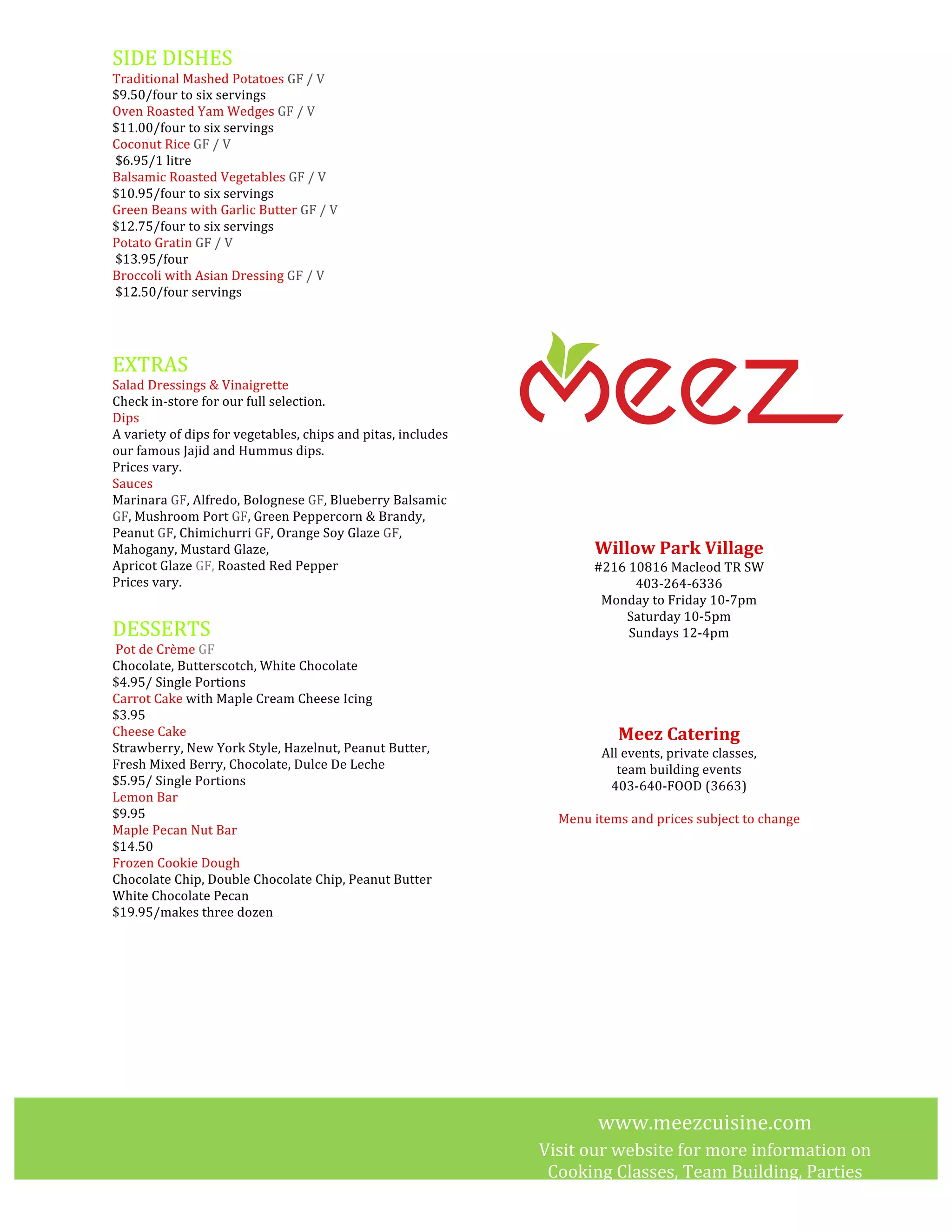 Gourmet food calgary | PDF