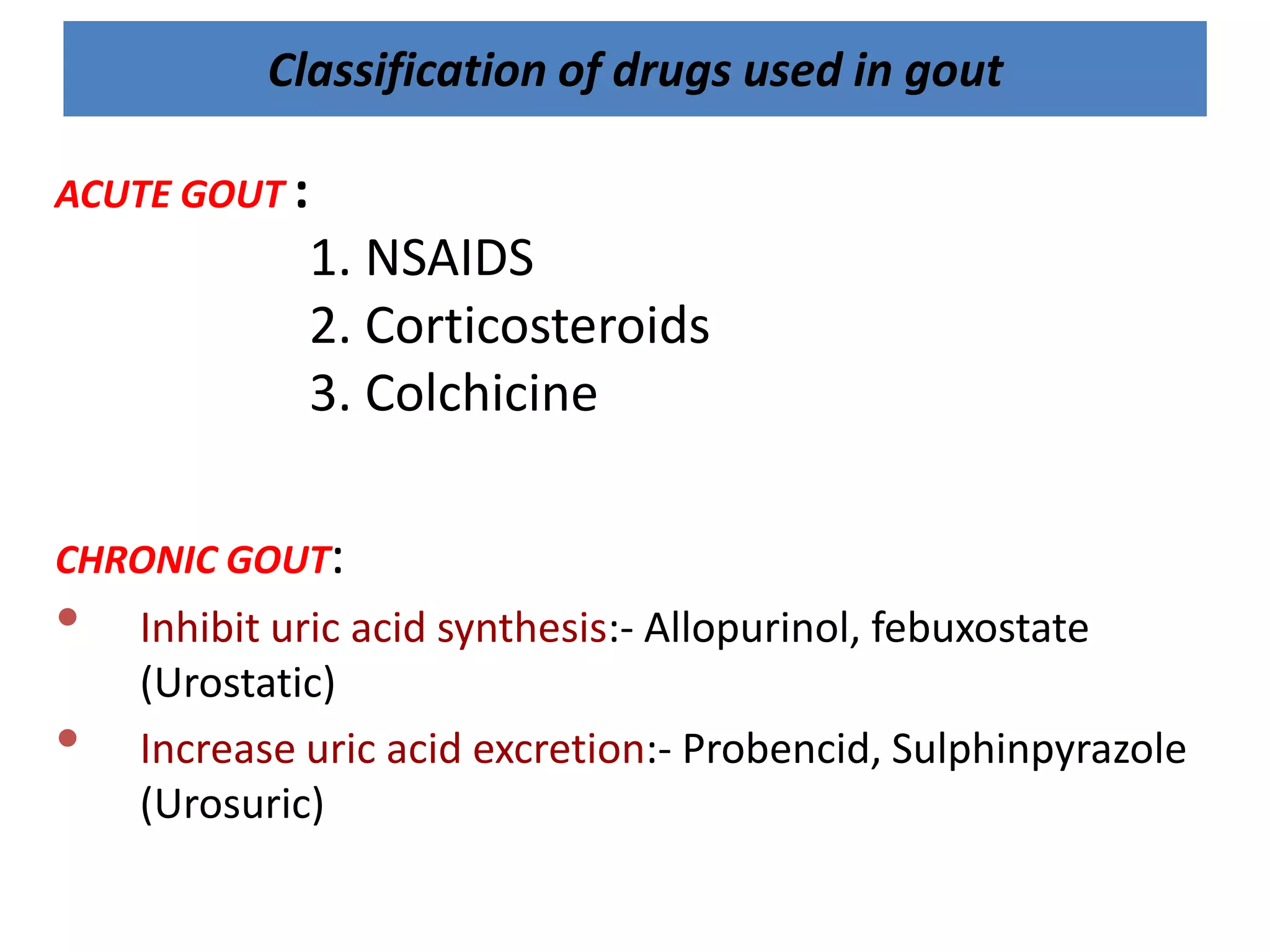 Gout | PPTX