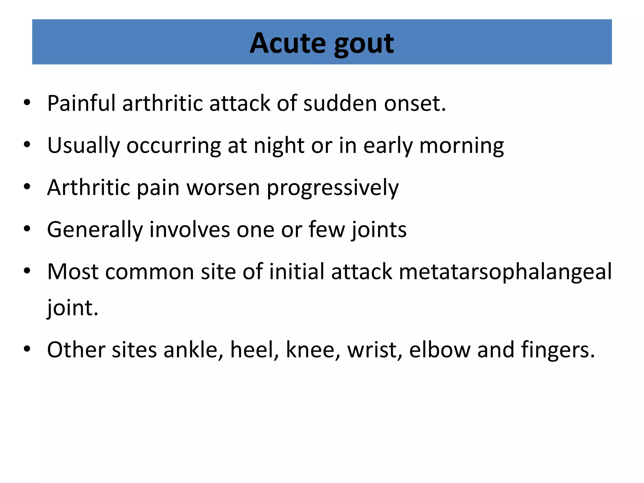 Gout | PPTX