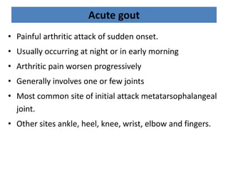 Gout | PPTX