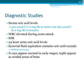 Gout | PPTX
