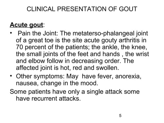 Gout | PPT
