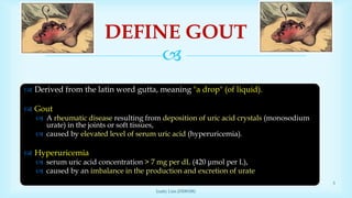 Gout | PPTX