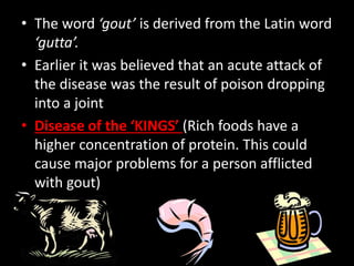 Gout | PPTX