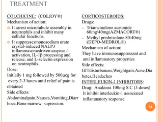 Gout | PPTX | Digestive Disorders | Diseases and Conditions