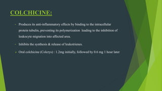 Gout(inflammatory joint disease) | PPTX
