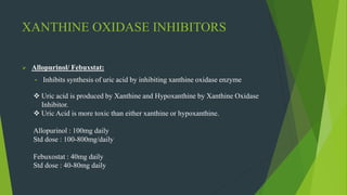 Gout(inflammatory joint disease) | PPTX