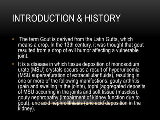 Gout Disease | PPTX