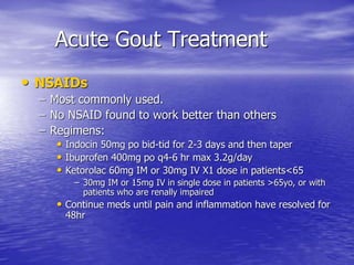 Gout | PPTX