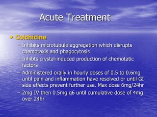 Gout | PPTX