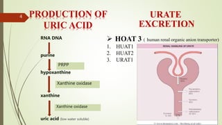pathology & treatment of Gout | PPTX
