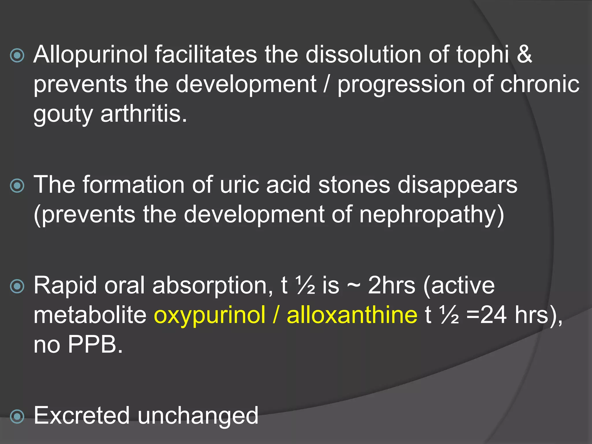 Pharmacotherapy of Gout | PPTX