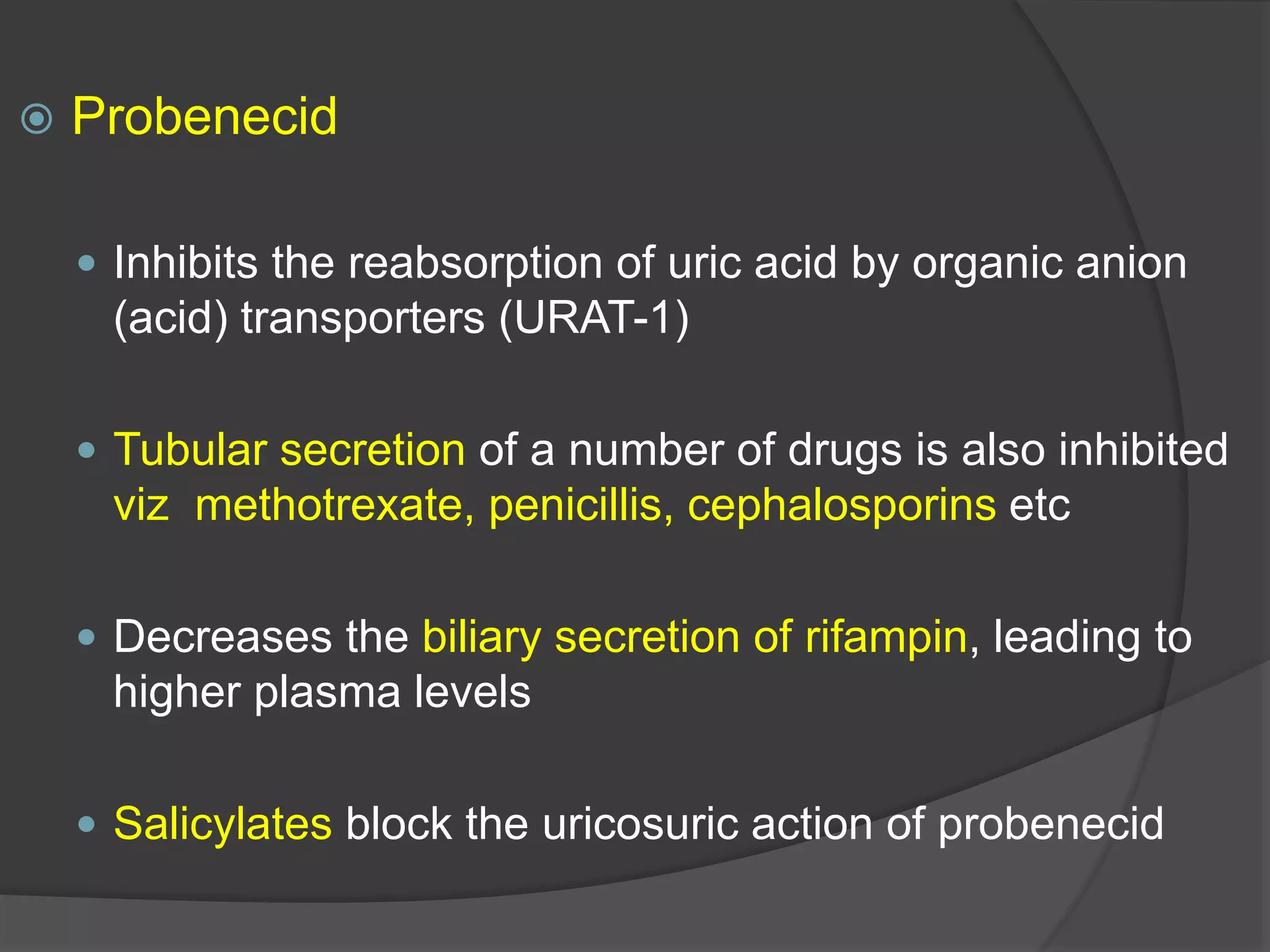 Pharmacotherapy of Gout | PPTX