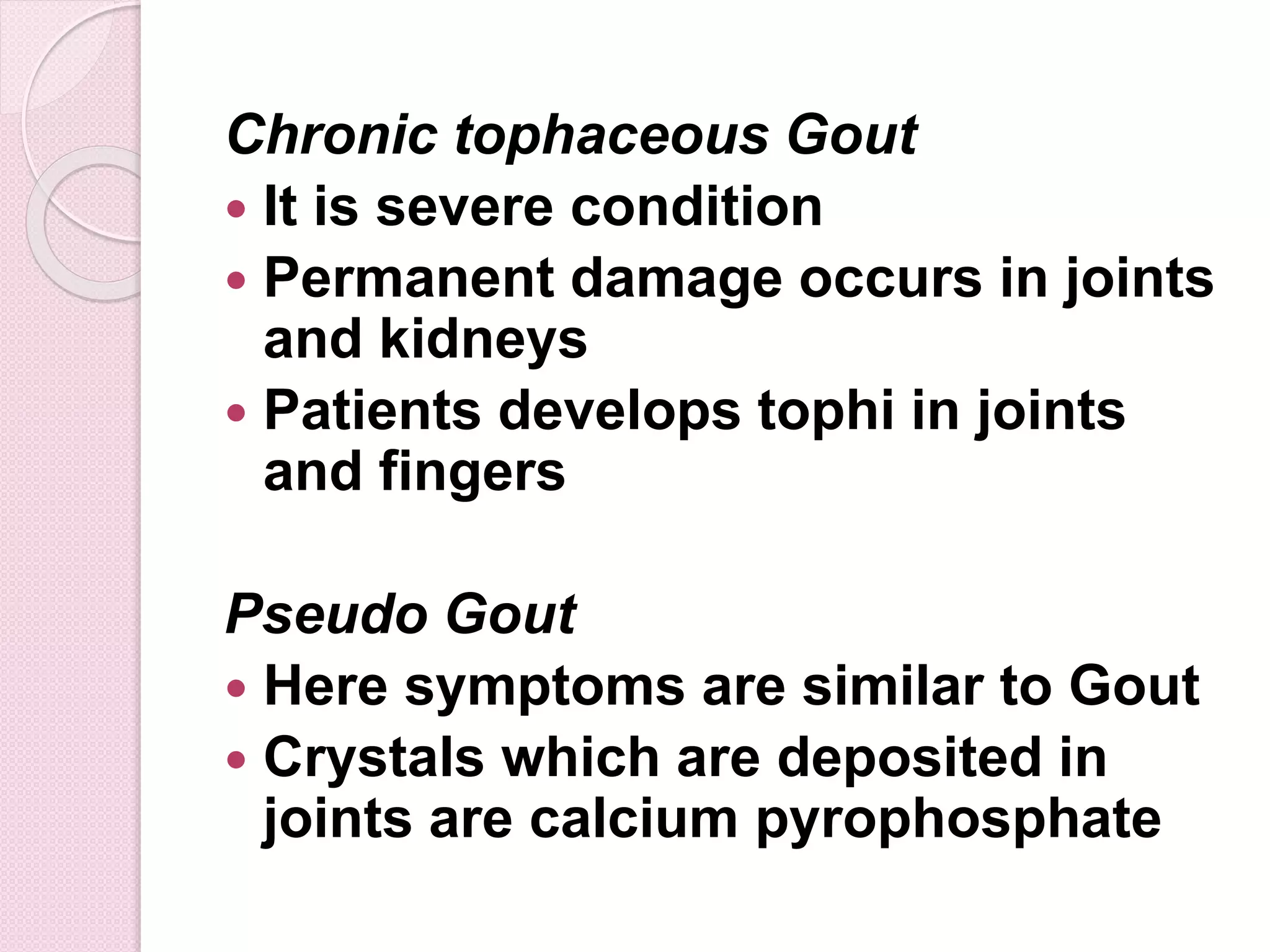 Gout | PPTX