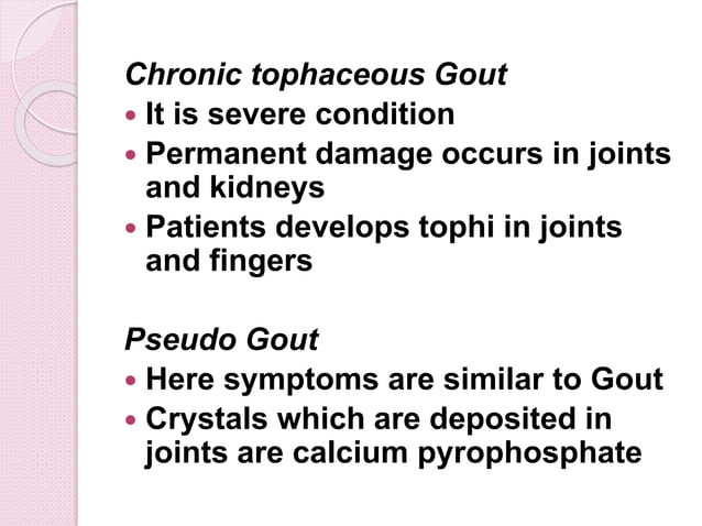 Gout | PPTX