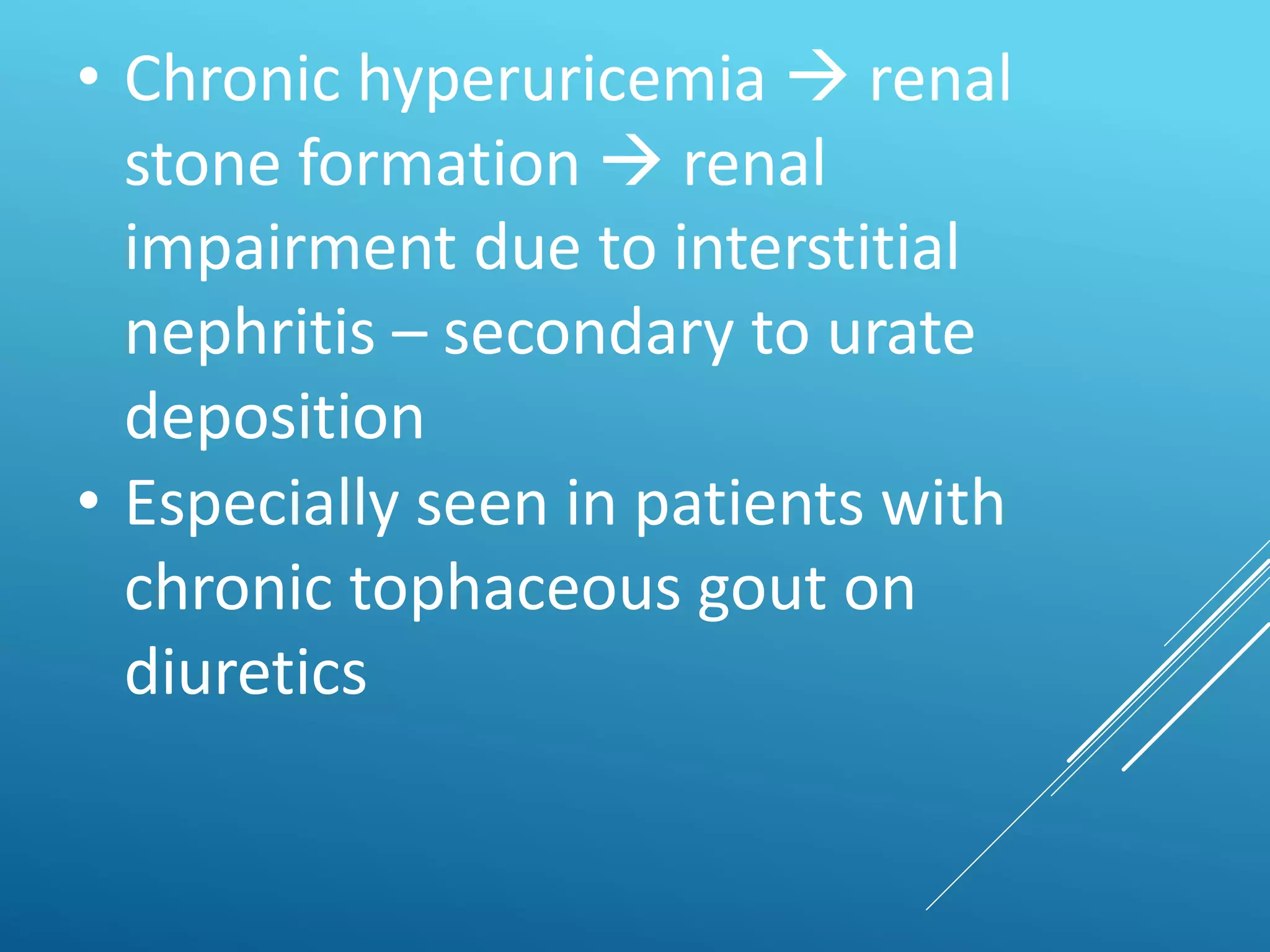 Gout - Clinical features , diagnosis and management | PPTX