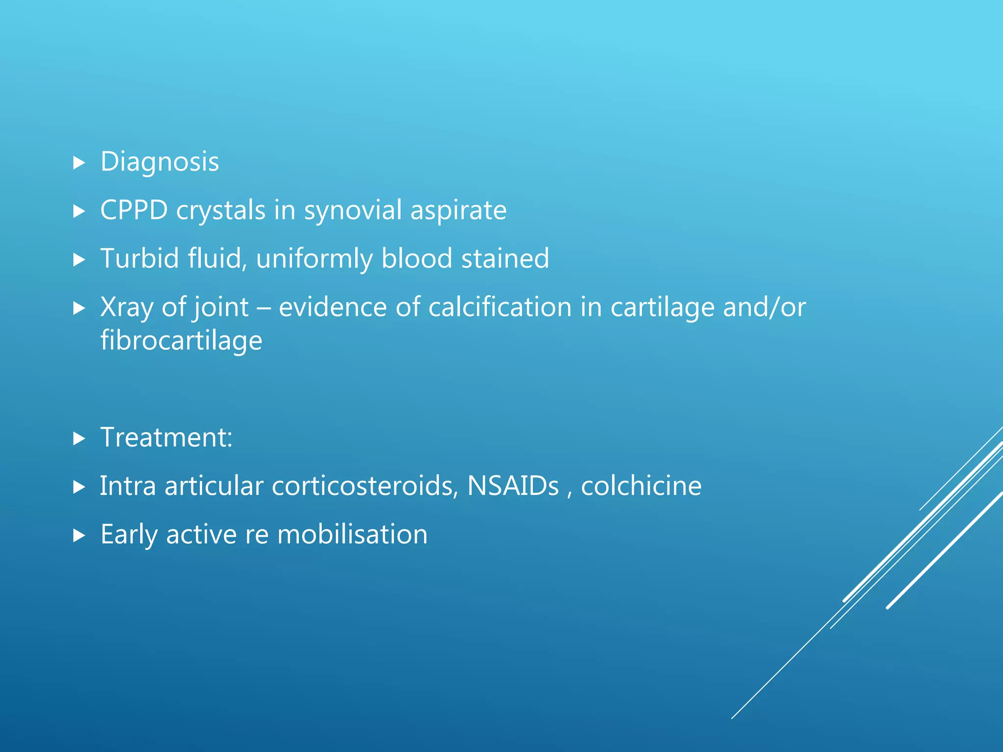 Gout - Clinical features , diagnosis and management | PPTX