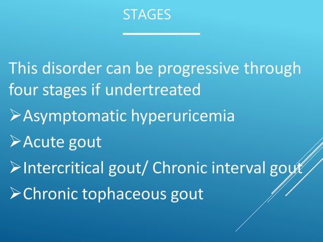 Gout - Clinical features , diagnosis and management | PPTX