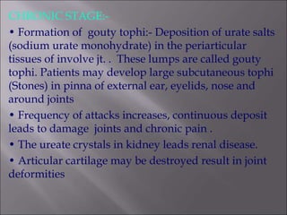 Gout and its rahabilitation | PPT