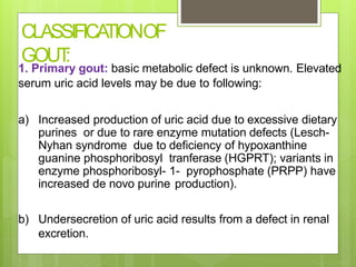 Gouty arthritis | PPT