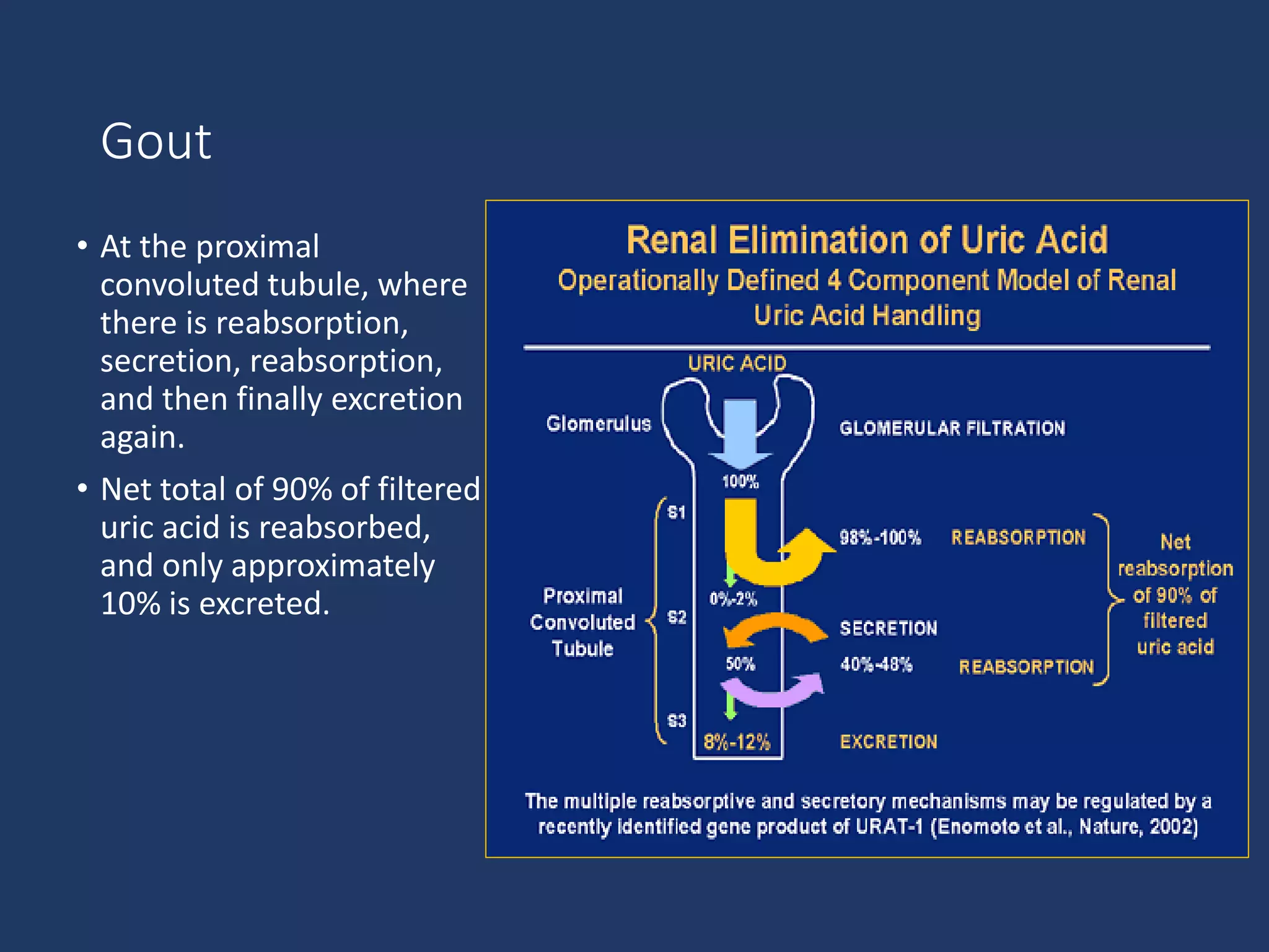 Gout (drug and treatment ) | PPTX
