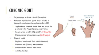 Gouty Arthritis | PDF | Foot Health | Diseases and Conditions