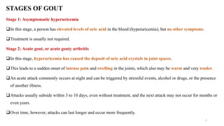 GOUT | PPTX | Bone and Joint Conditions | Diseases and Conditions