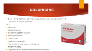 GOUT Definition Pathogenesis Clinical Features Treatment | PPT | Free ...