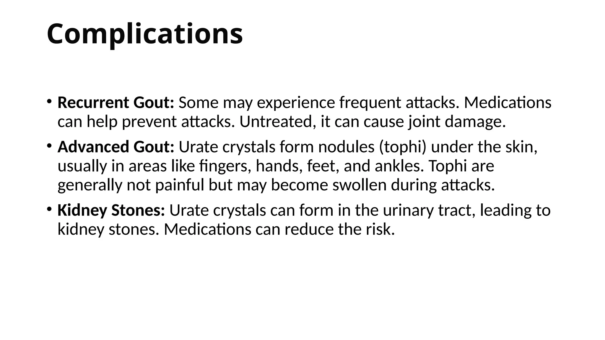 Gout: Uric Acid and Joint Inflammation. | PPTX